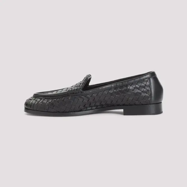 Bottega Veneta Silenzio Loafers - Black