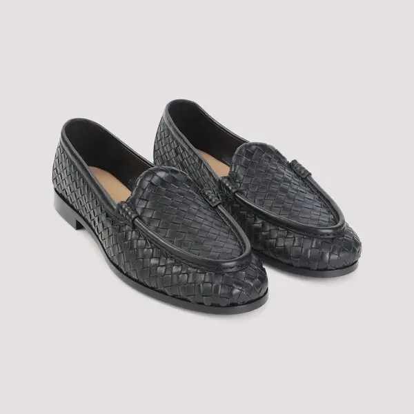 Bottega Veneta Silenzio Loafers - Black