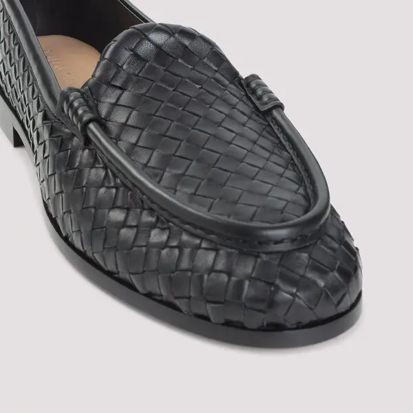 Bottega Veneta Silenzio Loafers - Black