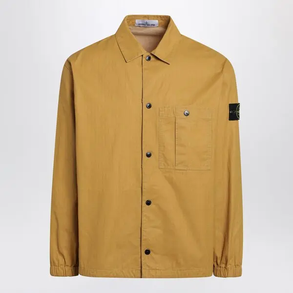 Stone Island Cotton Ripstop Shirt Jacket - Orange