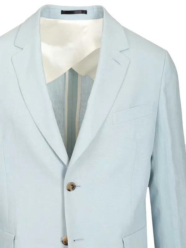 Paul Smith Linen Blazer - Blue