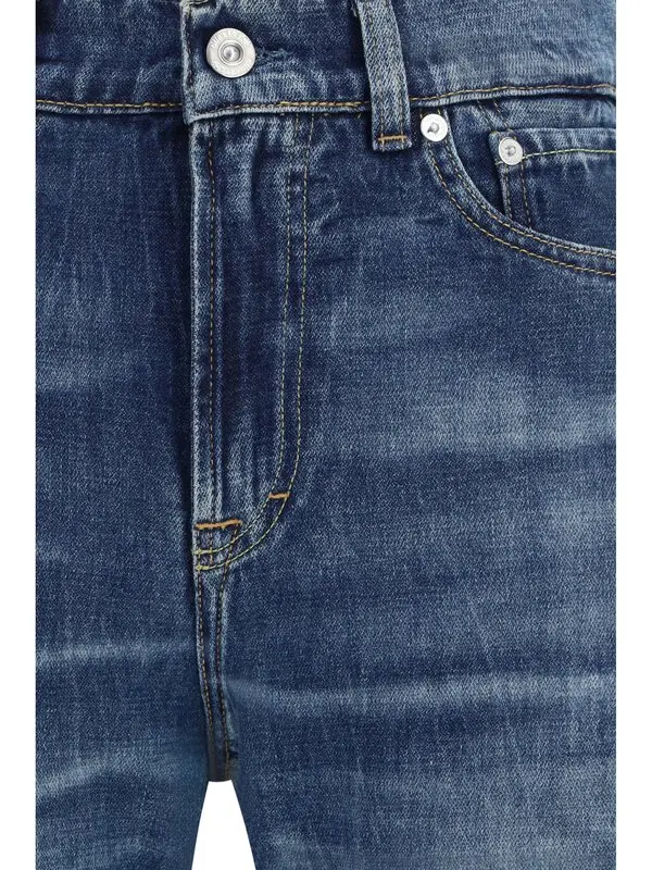 Our Legacy Wata Cut Jeans In Indigo Denim - Blue