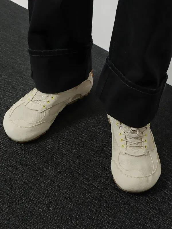 Bottega Veneta Orbit Flash Suede And Nylon Sneakers - Multicolor