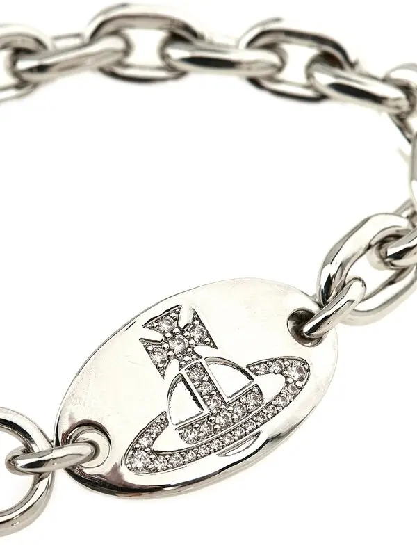 VIVIENNE WESTWOOD Ovidia Charm Bracelet With Cubic Zirconia