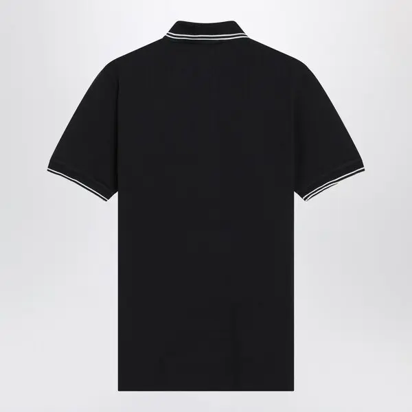 Stone Island Polo Shirt With Compass Patch - Blue