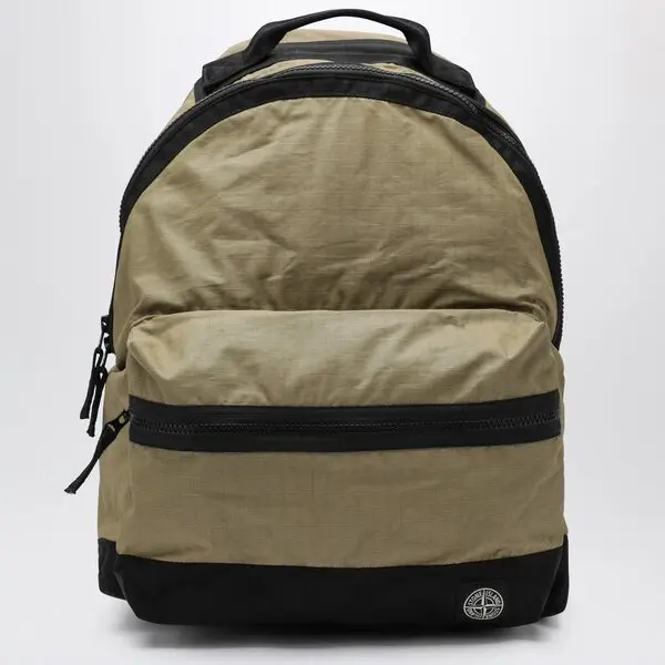 Stone Island Military Cotton Ripstop Backpack - Green