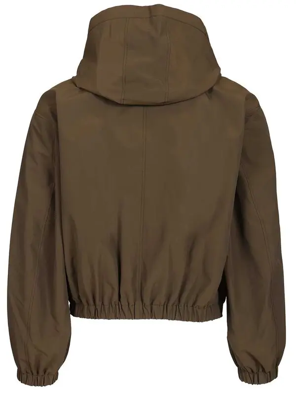 Celine Hooded Zip-up Windbreaker