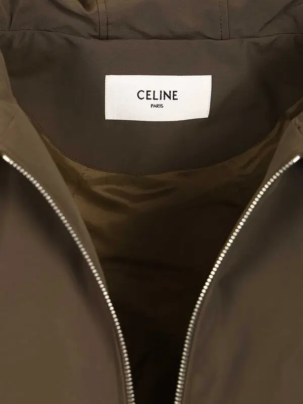Celine Hooded Zip-up Windbreaker