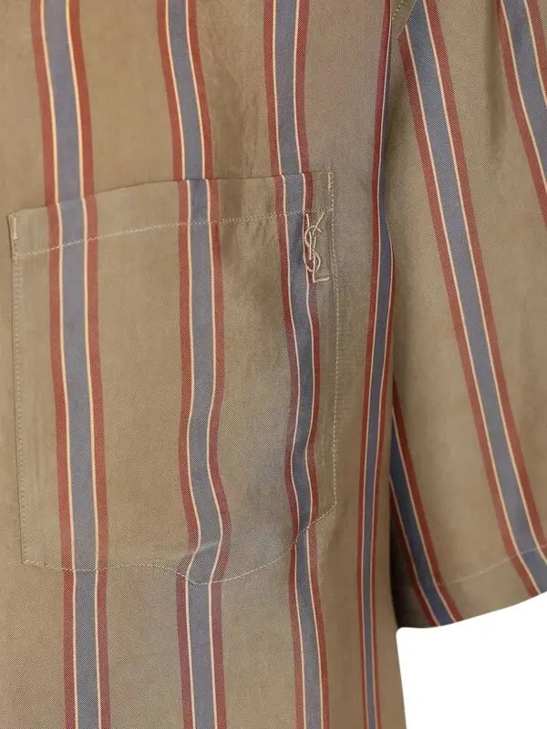 Saint Laurent Casandre Striped Shirt - Multicolor