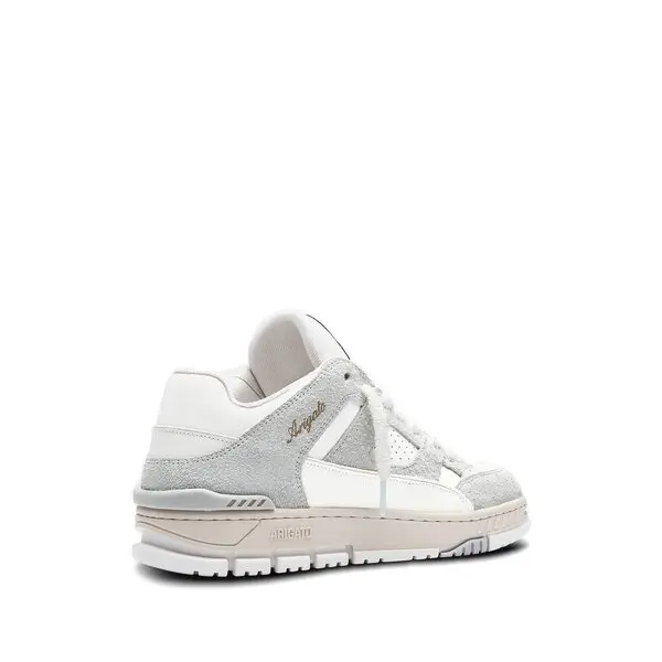 Axel Arigato Grey Leather And Suede Panel Low-top Sneakers - Gray