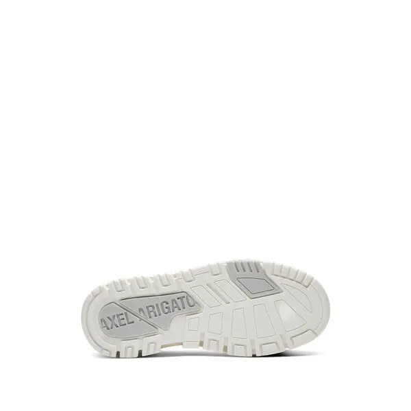 Axel Arigato Grey Leather And Suede Panel Low-top Sneakers - Gray