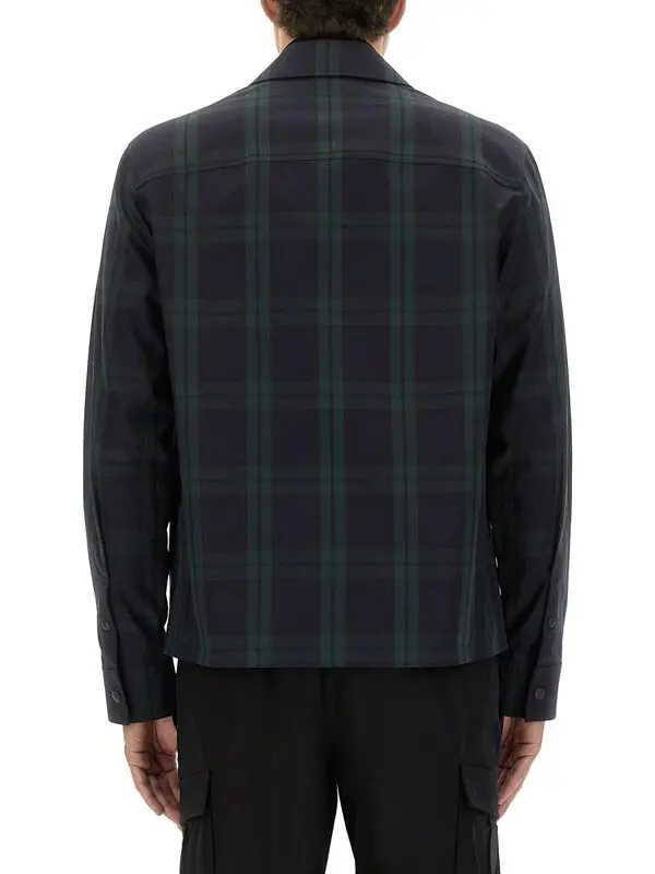 Moncler Checked Cotton Gabarine Shirt Jacket
