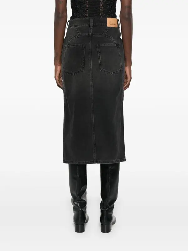 Isabel Marant Étoile Britt Denim Midi Skirt