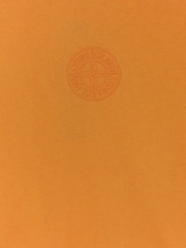 Stone Island Cotton T-shirt With Tone-on-tone Logo Print On The Front