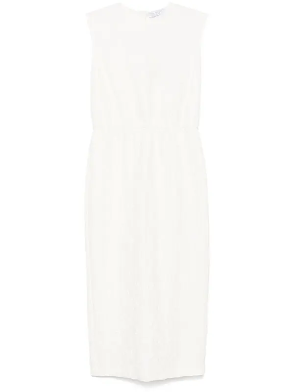 Harris Wharf London Cotton Long Dress - Multicolor