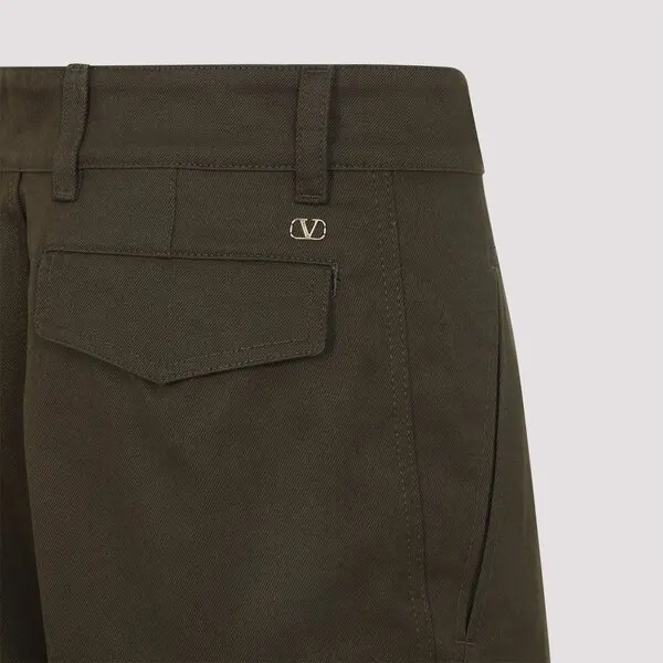 Valentino Garavani Military Cotton Cargo Pants