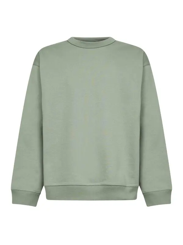 Dries Van Noten Sage Green Cotton Oversized Sweatshirt - Multicolor