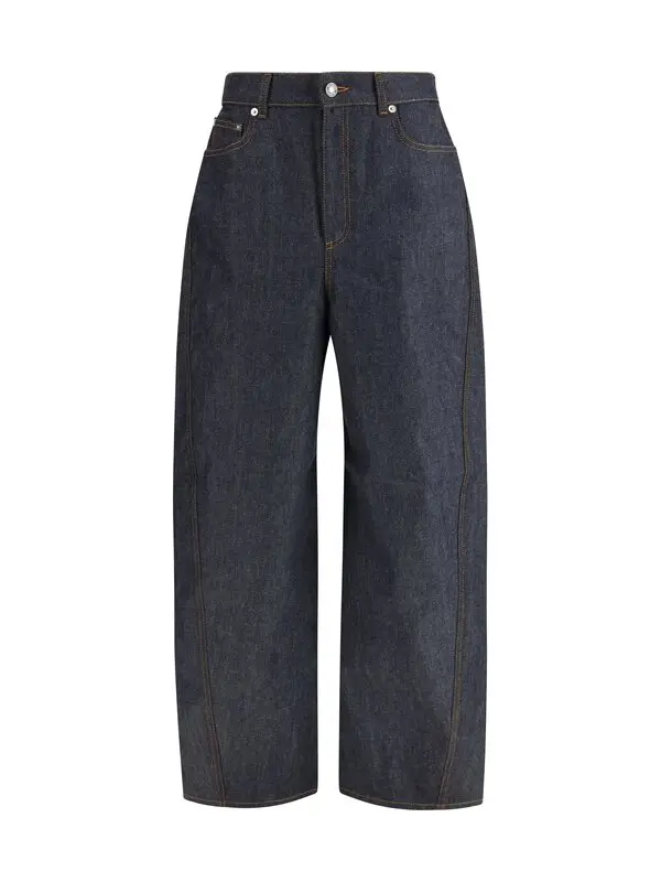 Givenchy Raw Cocoon Pants - Blue