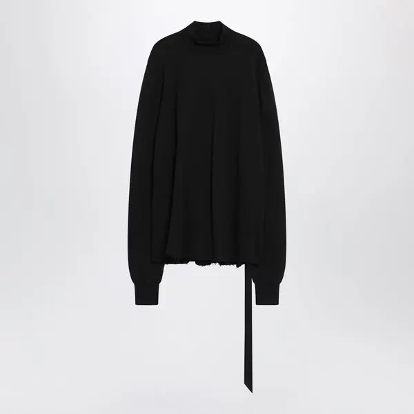 Rick Owens Sweatshirt With Open Back And High Neck