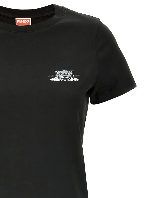 Kenzo Happy Tiger Cotton T-shirt - Multicolor