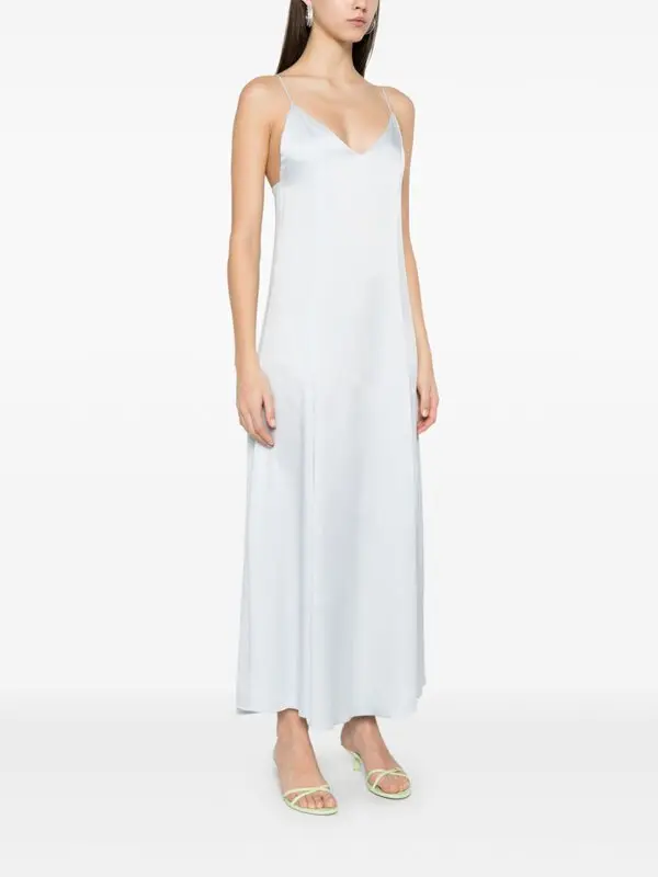 FORTE_FORTE Satin Midi Slipdress