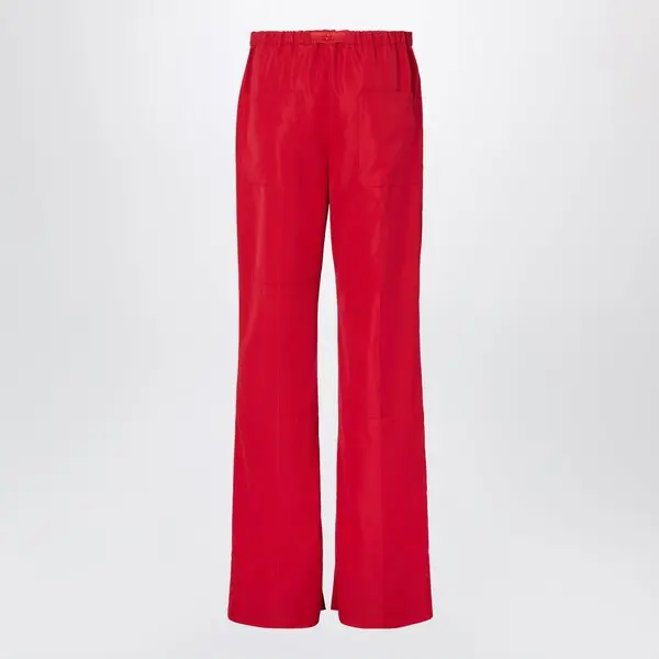 Fendi Technical Viscose Wide-leg Trousers