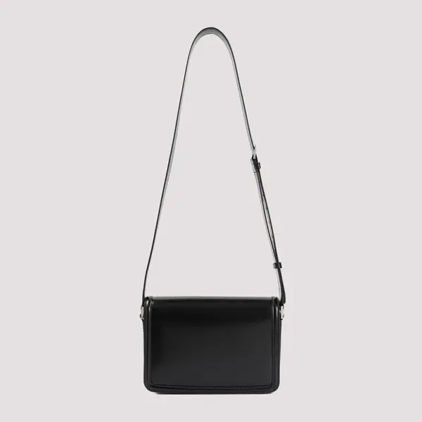 Saint Laurent Solferino Shoulder Bag With Clasp - Black