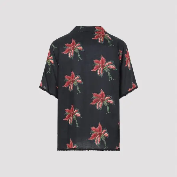 Valentino Garavani Short Sleeves Shirt - Black