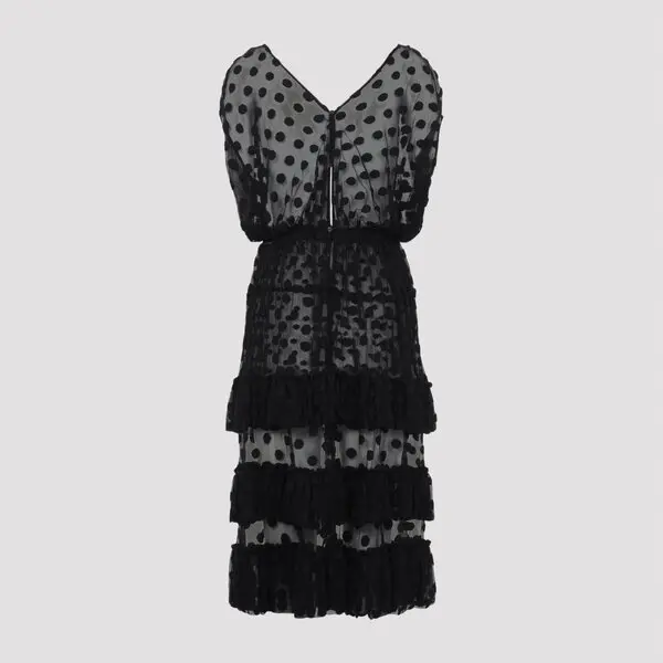 Dries Van Noten Dally Midi Dress - Black
