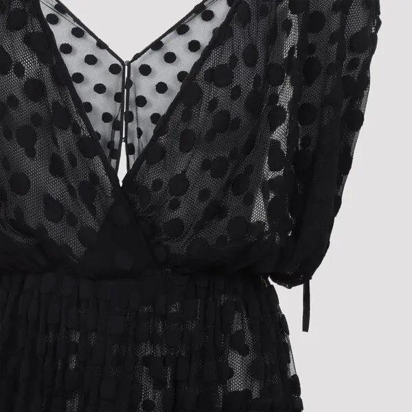 Dries Van Noten Dally Midi Dress - Black