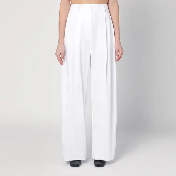 THELATEST Billie Wide Leg Trousers - White
