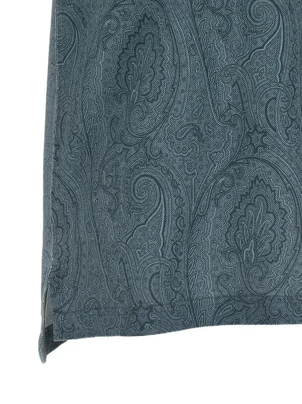 Etro Paisley' Polo Shirt - Blue