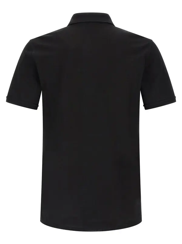 Givenchy Logo Patch Polo Shirt - Black