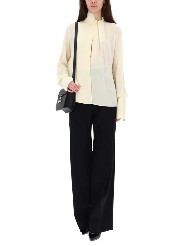 TOM FORD Silk Georgette Blouse - Cream