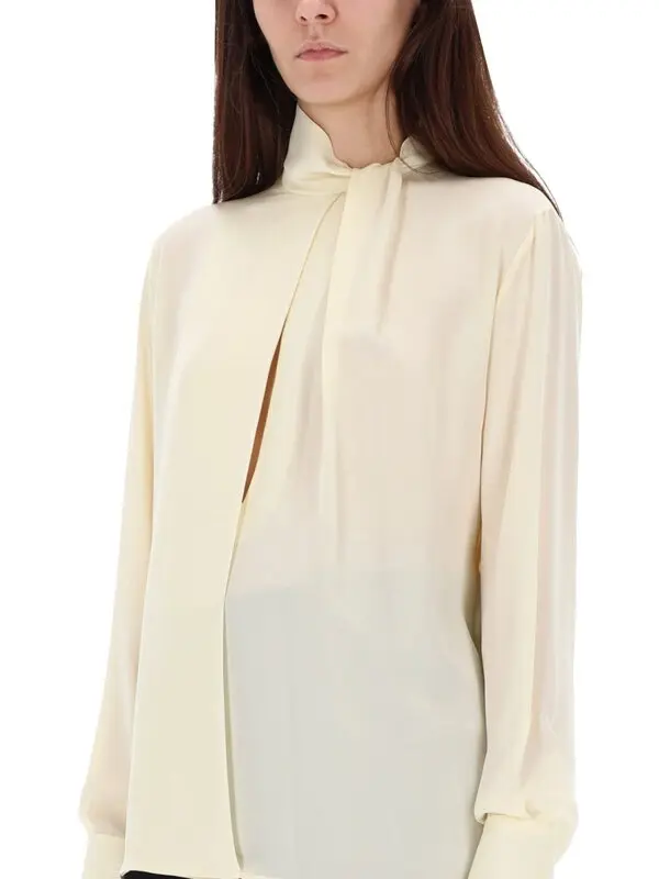TOM FORD Silk Georgette Blouse - Cream