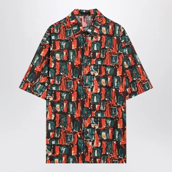 Prada Multicoloured Cotton Print Shirt