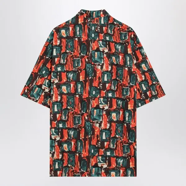 Prada Multicoloured Cotton Print Shirt