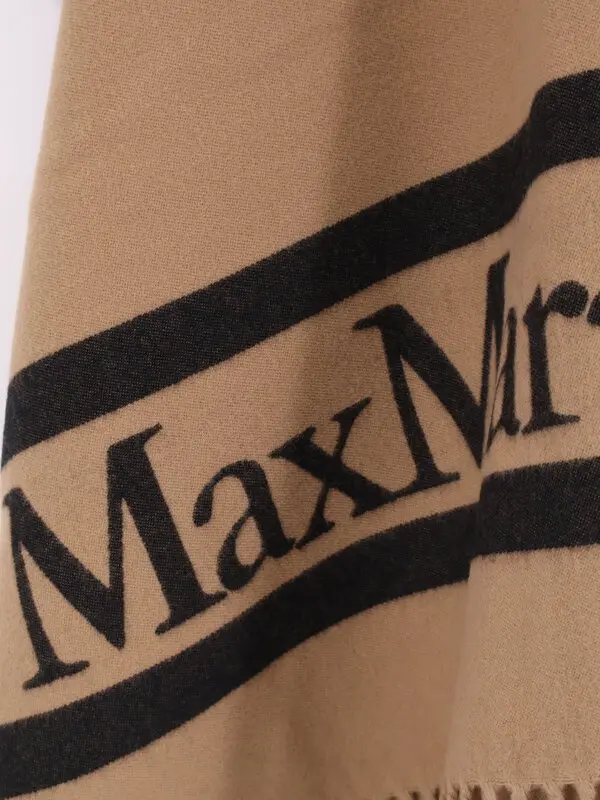 Max Mara Mxaaris Wool Cape - Multicolor