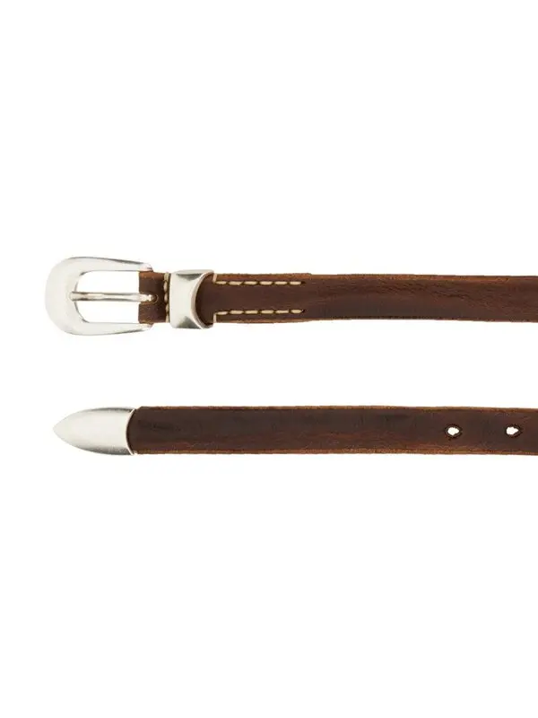 Our Legacy Leather Belt - Brown