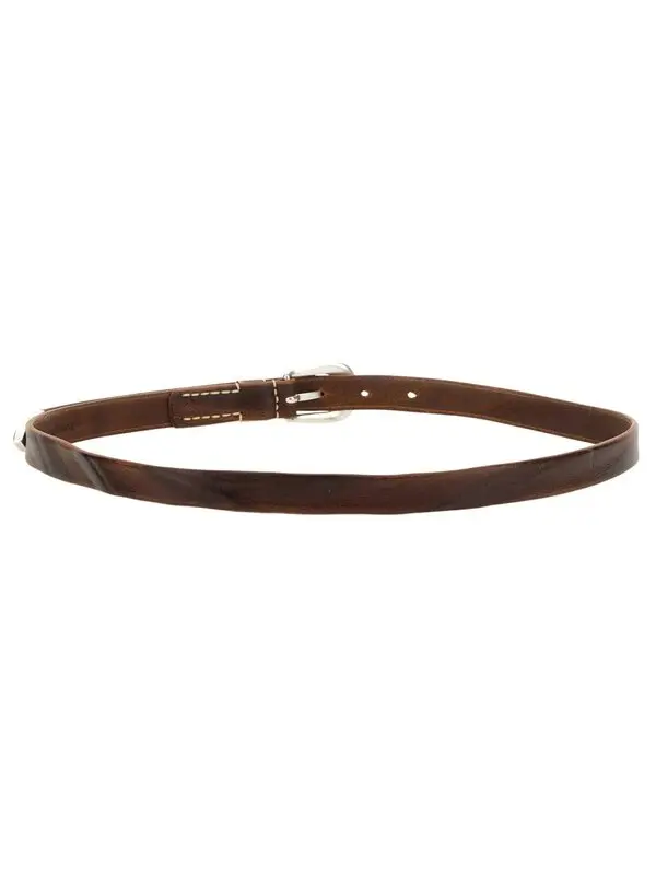 Our Legacy Leather Belt - Brown