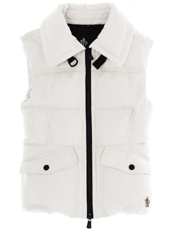 Moncler Hallaine Puffer Vest - White