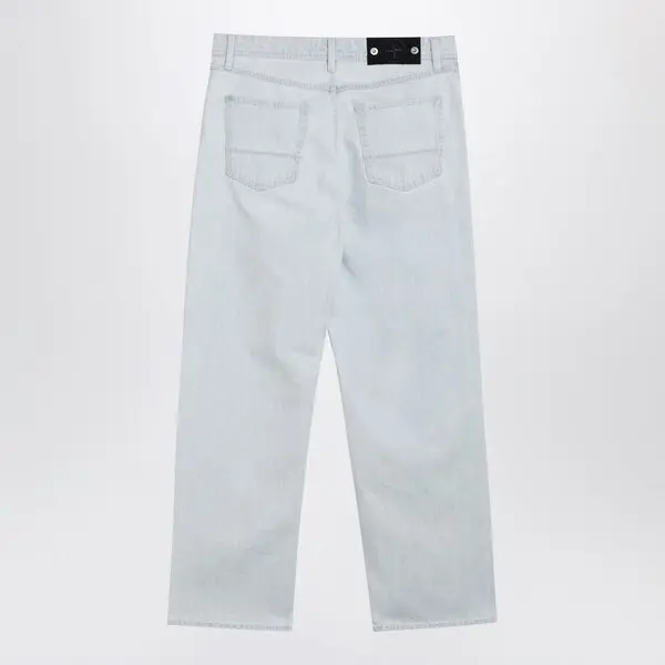 Stone Island Light Indigo Wide-leg Jeans