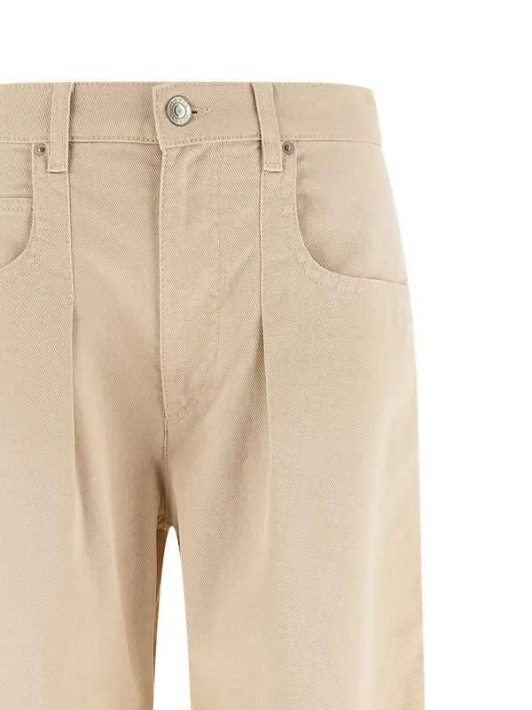 Isabel Marant Étoile Rodayna Wide Leg Jeans - Cream
