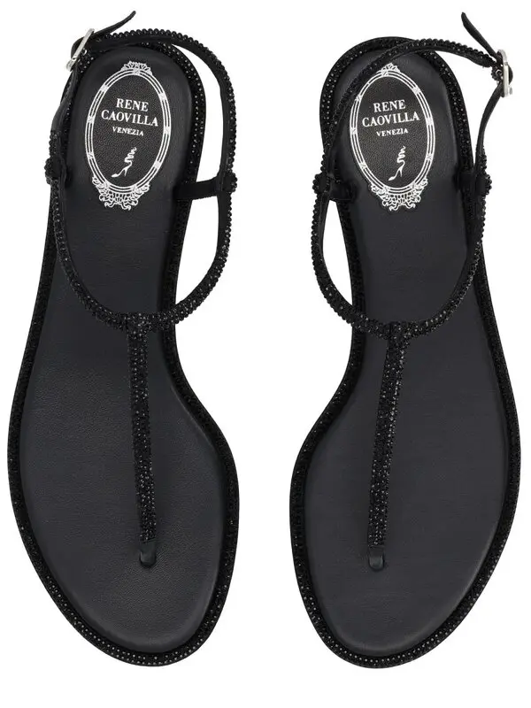 Rene Caovilla Sandal Diana - Black