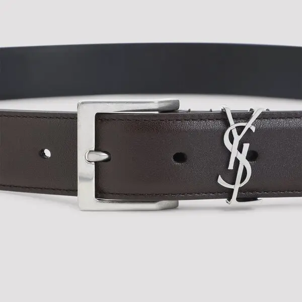 Saint Laurent Calf Leather Belt