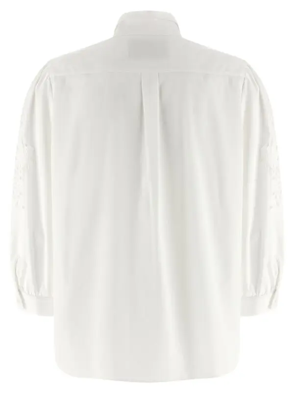 Valentino Garavani Embroidered Cotton Poplin Shirt