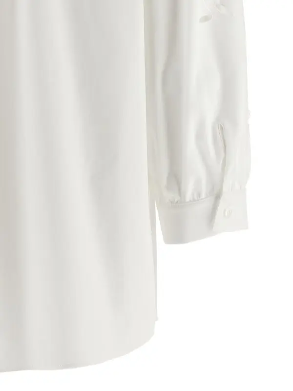 Valentino Garavani Embroidered Cotton Poplin Shirt