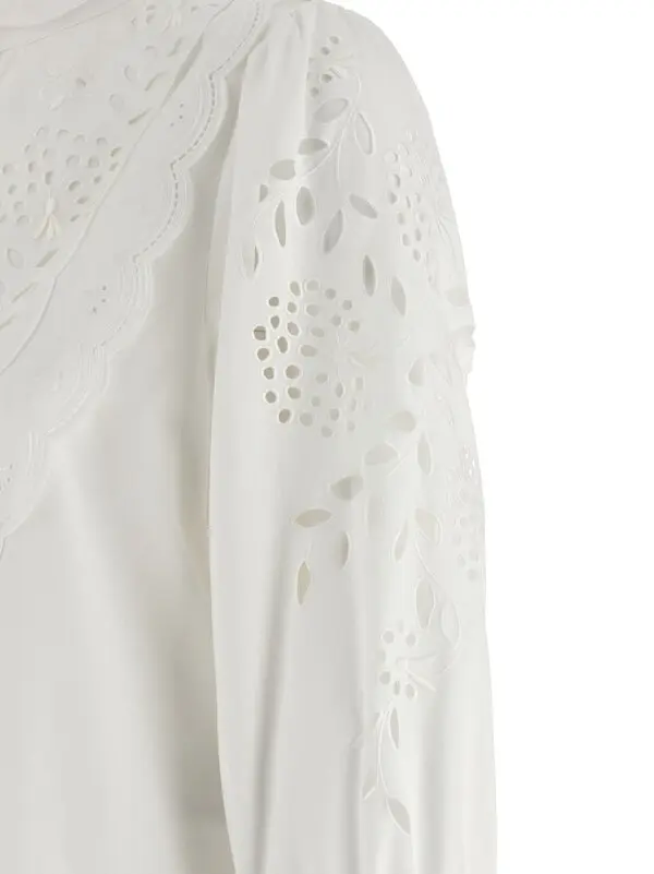 Valentino Garavani Embroidered Cotton Poplin Shirt