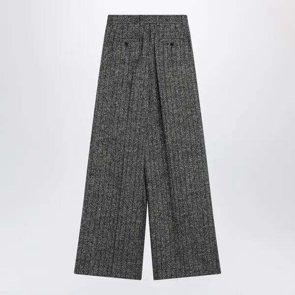 Dolce & Gabbana Wide Leg Striped Trousers