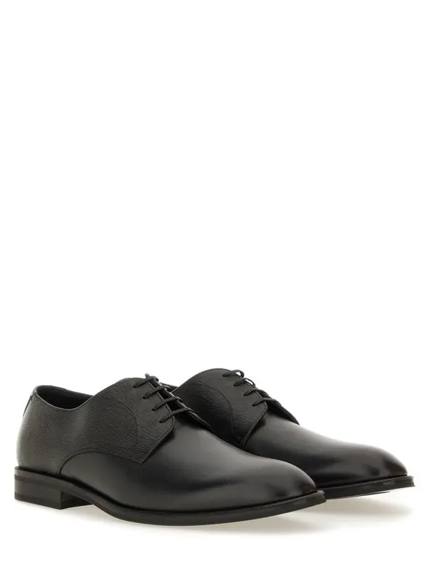BOSS Leather Derby Lace-up Shoes
